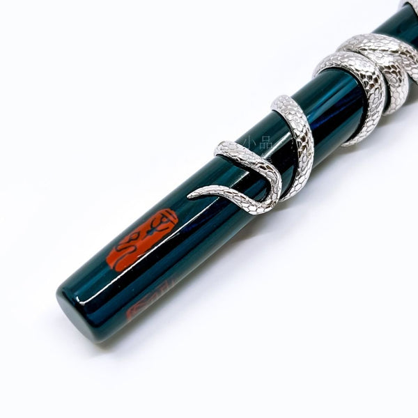 Taiwan OPUS 88 Zodiac Snake Sterling Silver Art Plated Platinum ...